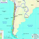 Buy Printed Chile Map