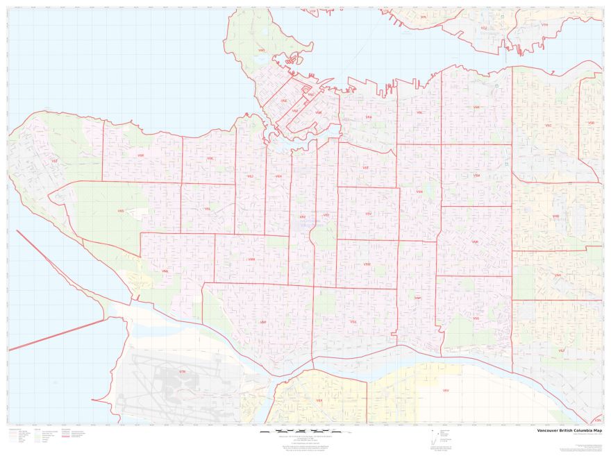Vancouver British Columbia County Map