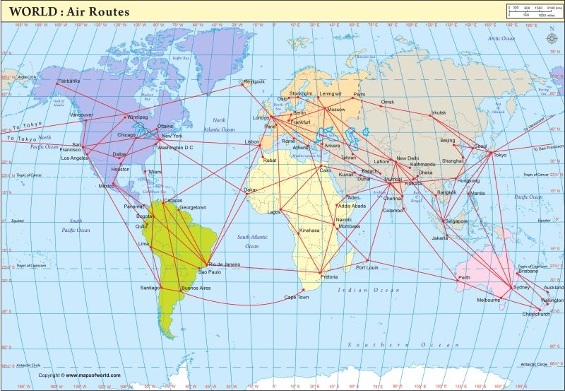 World Airline Routes