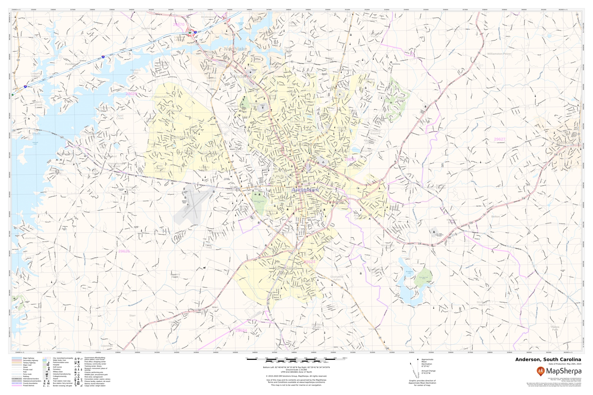 Area Code Map Of Columbia Sc